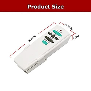 Replacement for Hampton Bay Ceiling Fan Remote Control UC7078T with Up Down Light, L3H2010FANHD Fan-HD Fan-HD6-FANBAY