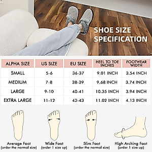 Homitem Fuzzy Slippers for Women Indoor and Outdoor Fluffy Bedroom House Shoes with Arch Support Memory Foam Winter Warm Ladeis Cute Comfy Cozy Grey Size 9-10