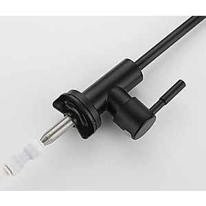 HOMCBEC Lead-Free Reverse Osmosis Faucet Drinking Water Filter Faucet Stainless Steel 304 Kithen Sink Faucet (Matte Black)