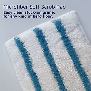 Flammi Reusable Mop Pad Refills Compatible with Shark VACMOP VM252 VM250 VM200, Vacuum Mop Pad Refills (3 Sets)