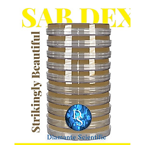 Sabouraud Dextrose Agar-II (SDA), (10-Pack), Pre-Poured, 15x100mm Petri Plates, For the Cultivation, Isolation and Identification of Yeasts and Molds.