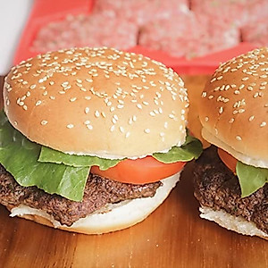 Burger Master Innovative 8 in 1 Burger Press and Freezer Container