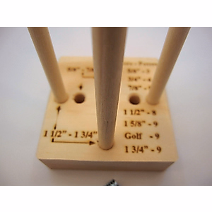 Multi-Monkey Paracord Tool Jig ~ Makes Ball Knots from 5/8" to 2 1/4"