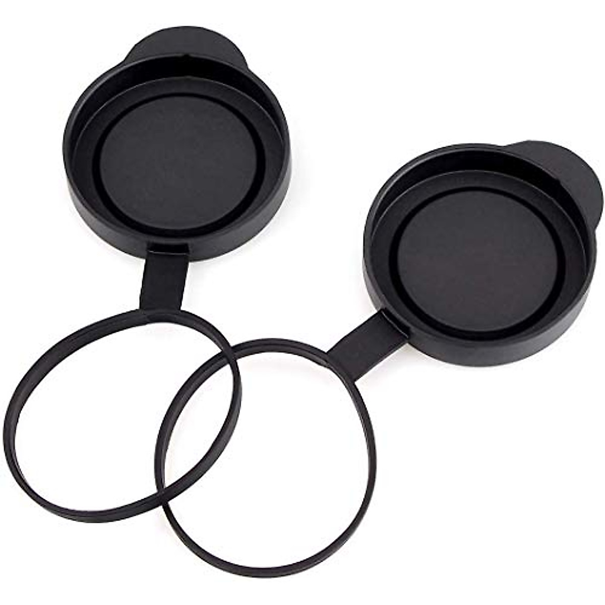 SVBONY Protective Rubber Objective Lens Caps for Fits Binoculars with Outer Diameter 52-54mm