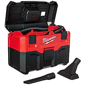 Milwaukee 0880-20 18-Volt Cordless Wet/Dry Vacuum, Red