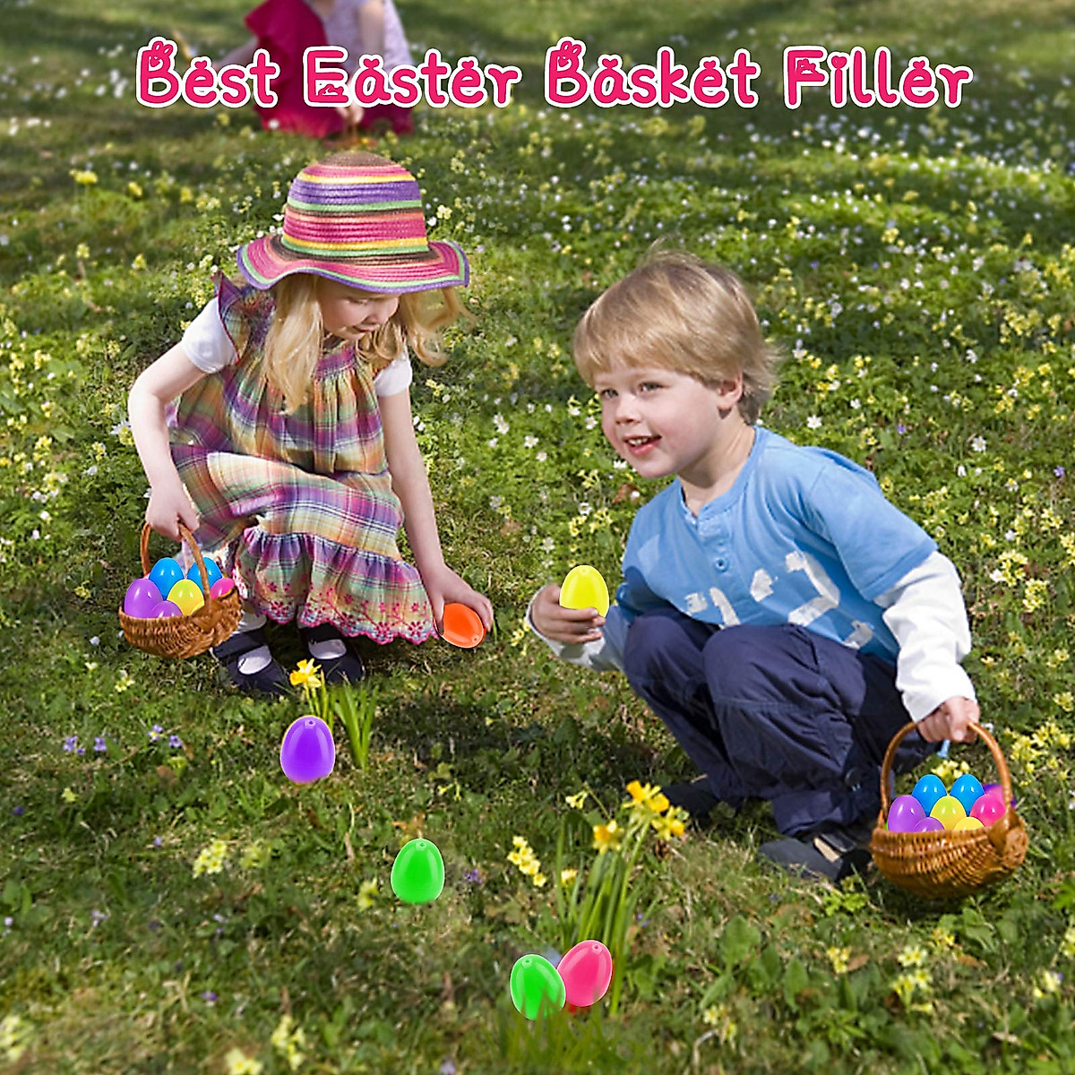 Evoio 12 Pack Easter Eggs Prefilled with Pull Back Cars, Mini Little Vehicles Car Toys for Easter Party Favors, Easter Basket Stuffers, Easter Egg Pinata Fillers, Goodie Bags Fillers, Classroom Prizes