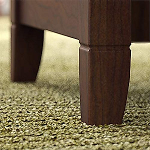 Bush Furniture Key West 60W L Shaped Desk with Mobile File Cabinet and Desktop Organizers, Bing Cherry