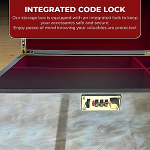 Generic Luxury Lockable Adult Toy Sex Box, Glossy Marble