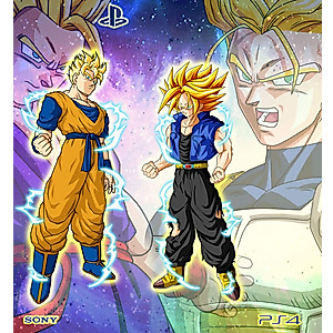 Skin Ps4 Old - DRAGONBALL GOHAN TRUNKS - limited edition DECAL COVER ADESIVA Playstation 4 Slim SONY BUNDLE