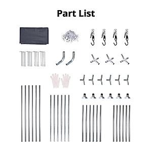 KING BIRD 10' x 20' Heavy Duty Carport Round Style Outdoor Instant Garage Anti-Snow Car Canopy with Reinforced Ground Bars