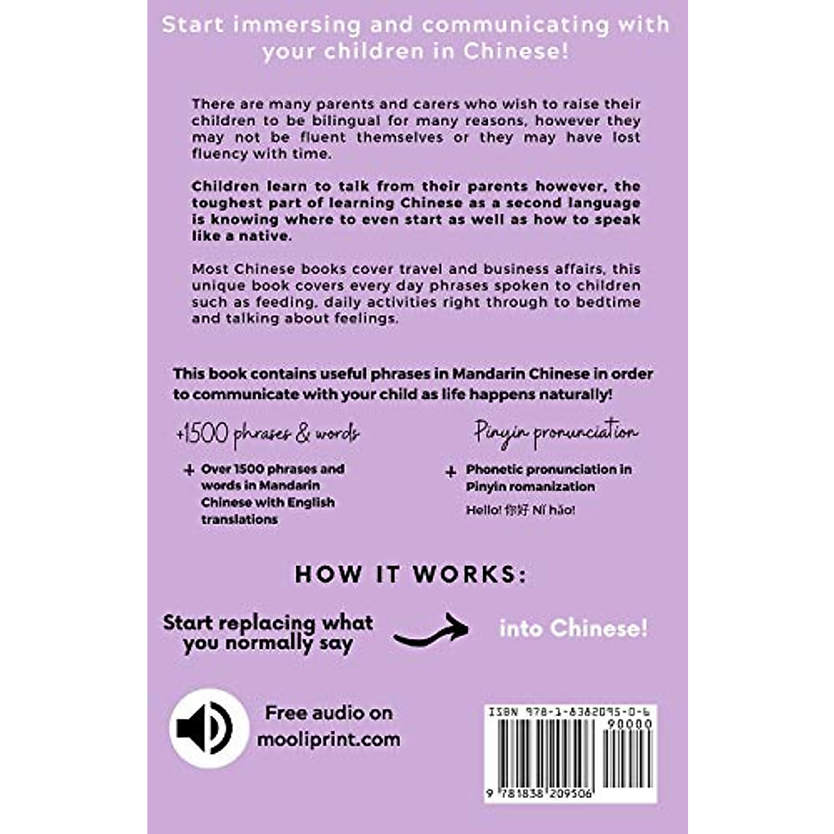 Everyday Mandarin for Parents: A Phrasebook with parenting phrases to start introducing Chinese with your family