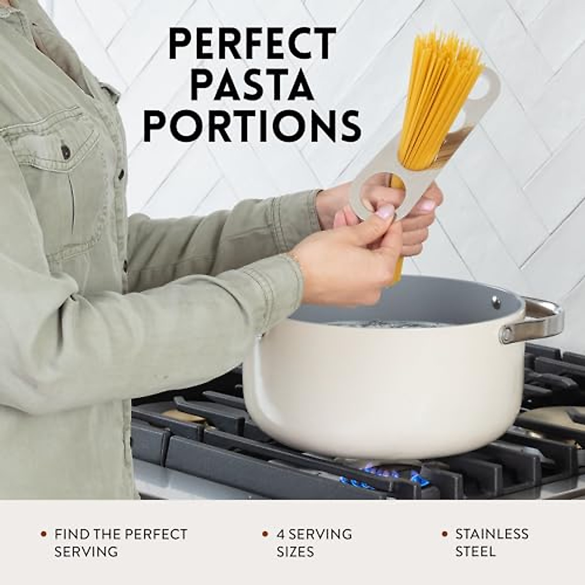 THE HAZEL PANTRY Glass Airtight Food Storage Containers with Silicone and Glass Lids – BPA-Free Jars and Canisters for Pasta Rice Flour, Dry or Wet Foods, Pantry Meal Prep – Set of 5 with Portion Tool