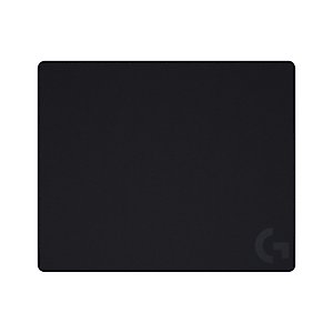 Logitech G440 Hard Gaming Mouse Pad, Optimized for Gaming Sensors, Moderate Surface Friction, Non-Slip Mouse Mat - Black