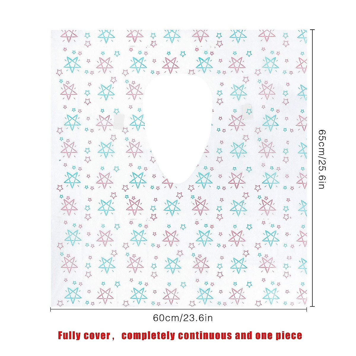 Homgaty 20 Pack Toilet Seat Covers Disposable, Extra Large XL Portable Potty Seat Covers for Kids and Toddler Potty Training or Home Travel Public Toilet Use(with Stick Tape,Individually Wrapped)