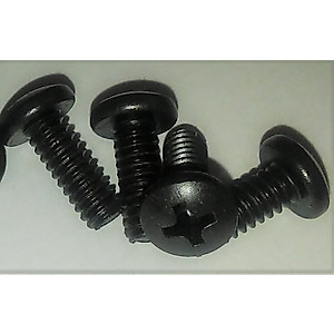 #10-24 x 1/2" Machine Screws Philips PAN Head Full Thread Black Oxide Steel Alloy pan Head Quantity 100