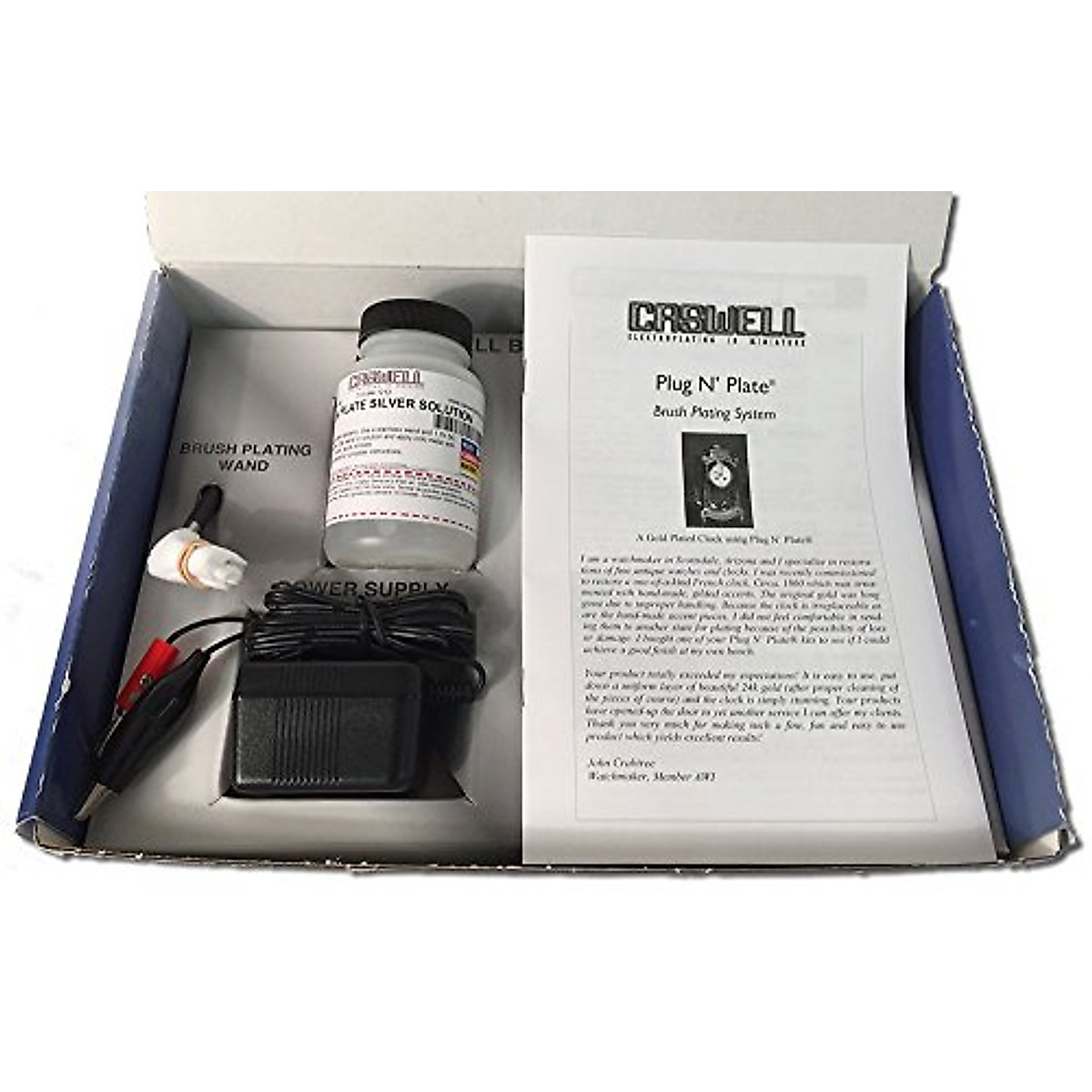 Caswell Plug N' Plate Silver Plating Kit