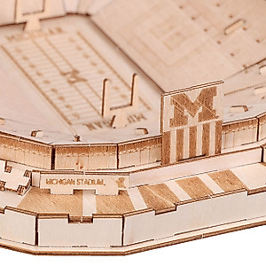 FOCO Michigan Wolverines NCAA Michigan Stadium Wood PZLZ Stadium