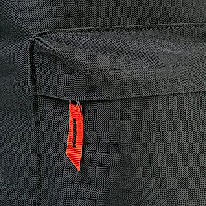 Kickers Unisex's School Backpack Nylon, Black, 20 litres