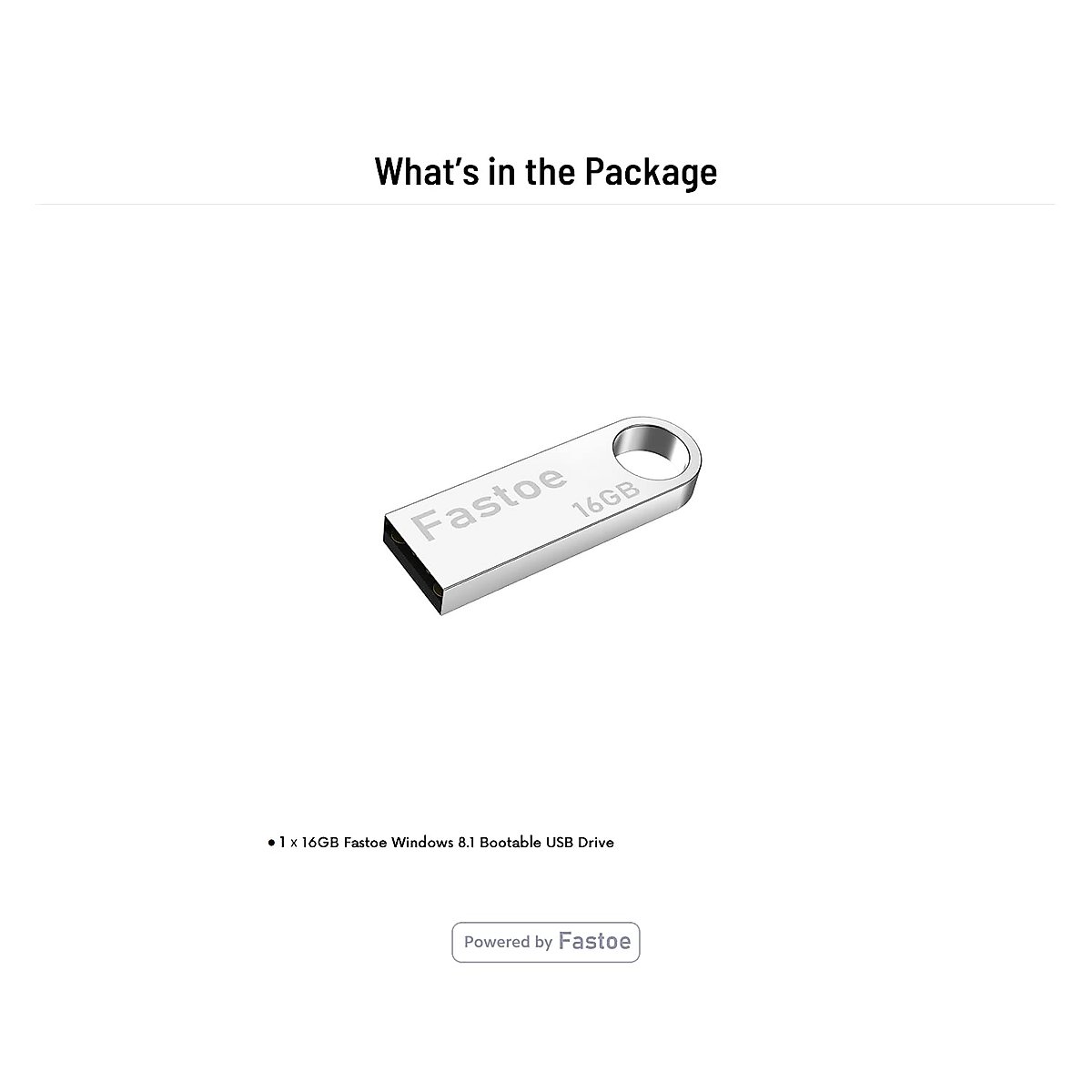 Fastoe Bootable USB Flash Drive for Windows 8.1, Bootable USB Install & Upgrade for Windows 8.1 Pro 32/64 Bit