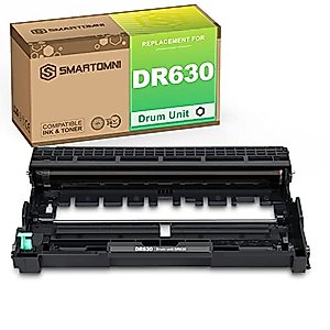 S SMARTOMNI Compatible DR-630 Drum Replacement for Brother DR630 Drum for Brother MFC- L2700DW L2740DW L2720DW L2707DW HL- L2300D L2340DW L2360DW L2380DW L2320D DCP L2540DW L2520DW Printer (No Toner)