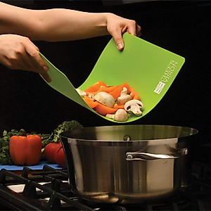 Cosmos Knife Set Bundle With Slice Bright Flexible Cutting Mats