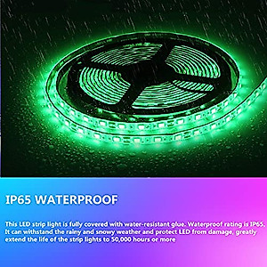 LED Boat Strip Lights, 32.8FT Marine Pontoon Led Lights, Waterproof Boat Interior Light, Under Gunnel Lights, Boat Deck Light, Night Fishing Lights, Good for Pontoon Bass Fishing Yacht Kayak (Green)