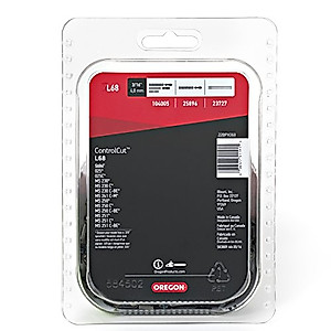Oregon L68 ControlCut Chainsaw Chain for 18-Inch Bar, 68 Drive Links, .325" Pitch, .063" Gauge, Fits Several Stihl Models (22BPX068G),Gray