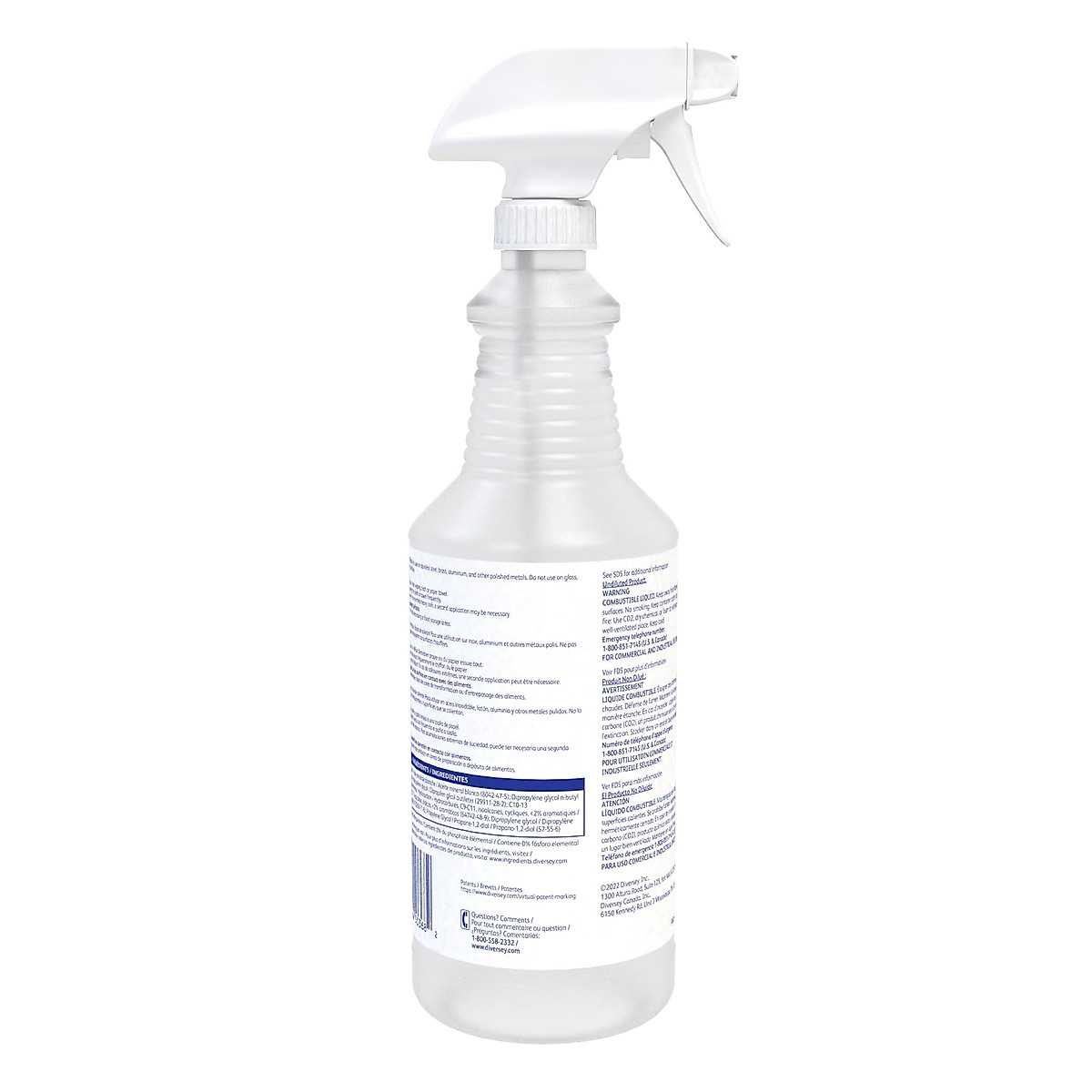 Diversey Suma Inox D7 Stainless Steel Polish (32-Ounce, 6-Pack)