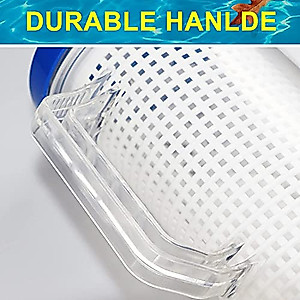 Large Pool Leaf Canister Catcher, in-line Pool Filter Canister Compatible with Hayward Pool Vacuum Cleaner,with Mesh Basket for Suction Automatic & Manual Pool Cleaners