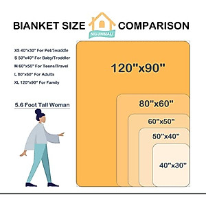 Penguin Blanket Throw Blanket Flannel Fleece Blanket Soft Fuzzy Lightweight Blanket for Sofa Bedroom Couch 60"x50"