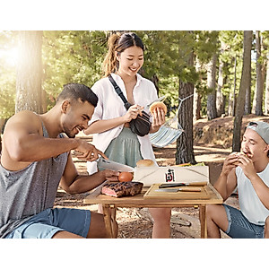 SYOKAMI Chef Knife Set, 14pcs Japanese Kitchen Knife Set with Roll Bag, Pakkawood Handle, High Carbon Stainless Steel Professional Kitchen Knives for Camp Travel Outdoor