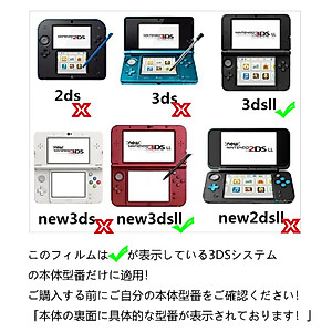 RDFJ New 3DSXL Screen Protector Anti-Scratch Tempered Glass Film Shield Games Console Accessories for New 3DSXL (for NEW 3DSXL)