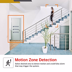 Wisenet SDC-89445BF/89447BF 5MP CCTV Surveillance Weatherproof Bullet Security Camera 82ft IR Distance Plastic Housing 3.6mm Lens 104° Wide Angle (Six Pack)