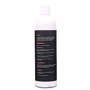 KevianClean Leather Cleaner & Conditioner - Auto Interior Detailing, Furniture, Upholstery, Sofa, Couch, Handbag, Purse, Shoe, Boot, Jacket, Car Seat Care, Protector and Restoration - 8 oz.
