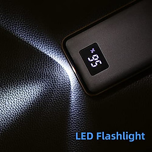 imuto 20000mah Power Bank,22.5W Portable Charger USB C PD3.0+QC 4.0 Fast Charging Power Bank,LED Display External Battery Pack Compatible with iPhone 14 13 12Pro iPad Samsung Google Pixel LG etc