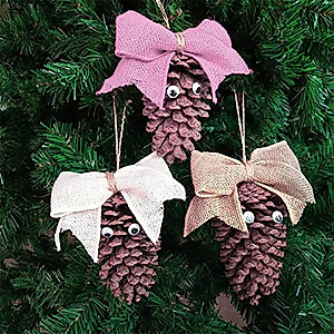 LIUYAXI Pink Burlap Wired Ribbon, 2-1/2" x Continuous 10 Yard, Solid Wired Edge Ribbon for Crafts,Gift Wrapping,Big Bow,Wreath,Tree Decoration,Outdoor Decoration