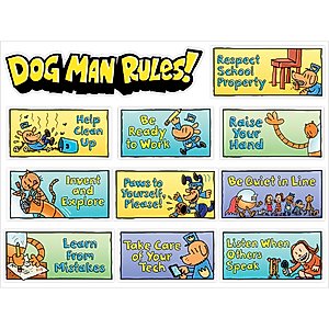 Dog Man Class Rules Mini Bulletin Board