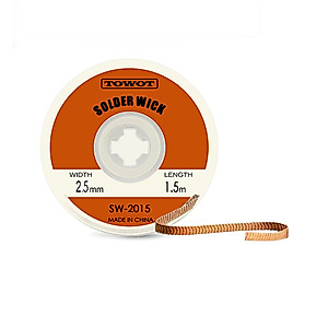 9 Pcs Soldering Accessories Kit Includes 6 Pcs Double Sided Soldering Assist Aid Repair Tool, Welding Wire, No-clean Solder Wick Braid, Rosin Paste Flux for Electronics Repair and Soldering