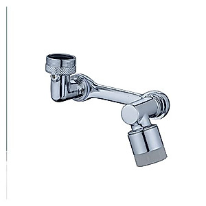 Multifunctional 720 Rotatable Faucet Extender Sprayer Head Two Outlet Mode Splash Filter Movable Kitchen Bathroom Tap