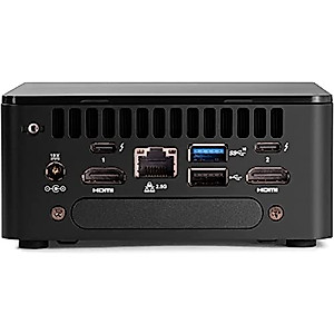Intel NUC Mini pc Wall Street Canyon NUC12WSHi7 i7-1260P,12 cores,16 Threads, Running with Windows 10 Pro, 64GB RAM + 2TB NVMe, 4.7GHz Intel Iris Xe Graphics, 4K displays or one 8K Display