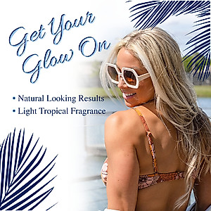 Toma's Total Tan Liquid Spray Instant Sunless Tanner - Whole Body Natural Looking Golden Bronze - Non-Sticky Streak-Free Application Color Guide - Paraben-Free, Tropical Scent - 6 oz