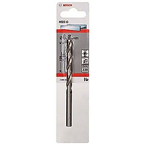 Bosch 2608585928 Metal Drill Bit Hss-G 6, 8mmx2.72inx4.29In