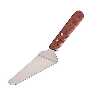 Browne Foodservice 10" Pie Server - Stainless Steel with a Hardwood Handle