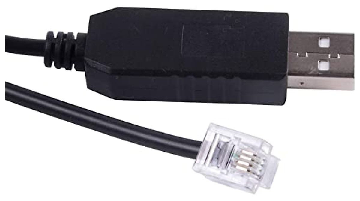 HIQUAY USB RS232 to RJ11 Cable for Serial Device Connection