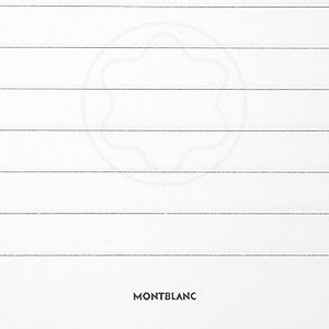 Montblanc Notebook Black Lined #146 Fine Stationery 113294 – Elegant Journal with Leather Binding and Ruled Pages – 1 x (5.9 x 8.2 in.)