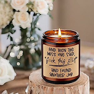 Miracu Scented Candles, Quit Job Gifts, New Job Gift for Women, Men - Funny Coworker Leaving Gifts for Women, Going Away Gift for Coworker, Boss - Congratulations Gifts for Women, Congrats On New Job
