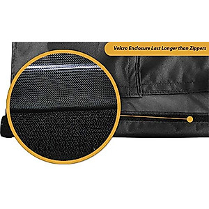 Outdoor TV Cover 50" - 52" - with Bottom Cover - The Weatherproof and Dust-Proof Material with Free Microfiber Cloth. Protect Your TV Now!