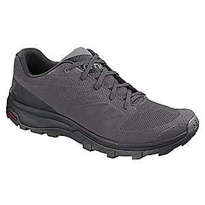 Salomon Outline Hiking Shoes for Men, Magnet/Black/Monument, 7