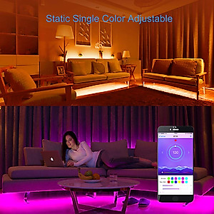 ALITOVE WS2812B WS2811 Addressable LED Bluetooth Controller iOS Android App Wireless Remote Control DC 5V~12V for SK6812 SK6812-RGBW WS2812 SM16703 Dream Color Programmable RGB LED Strip Pixel