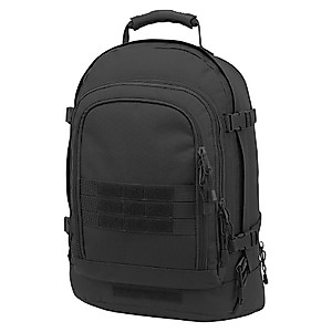 Mercury Tactical Gear Code Alpha 3 Day Stretch Tactical Backpack, Basic, Black, One Size